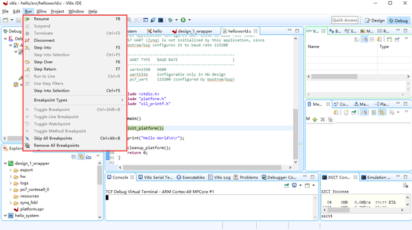 【FPGA ZYNQ Ultrascale+ MPSOC教程】19.Hello World(下) - 知乎