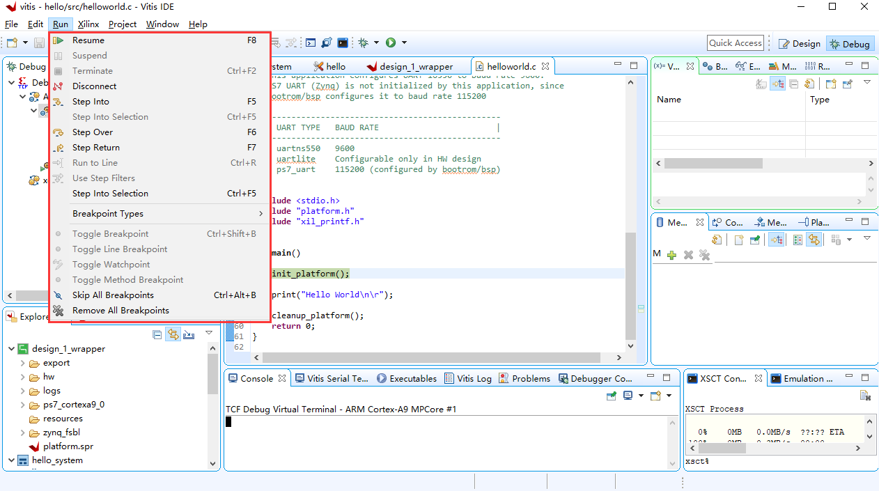【FPGA ZYNQ Ultrascale+ MPSOC教程】19.Hello World(下) - 知乎
