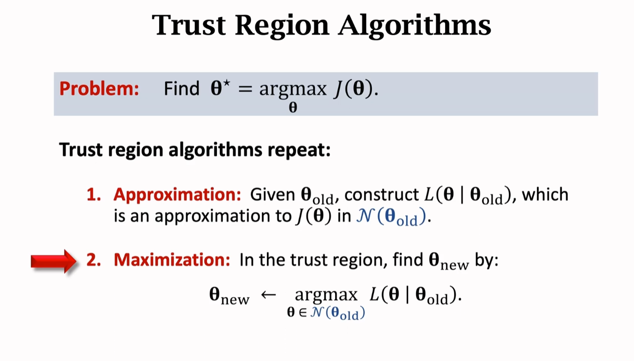 王树森深度强化学习笔记19：置信域策略优化（Trust Region Policy Optimization，TRPO） - 知乎
