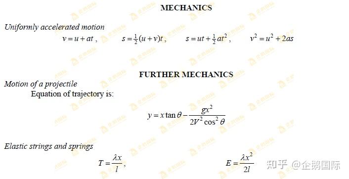 【干货】A-Level数学考试重点以及A-Level数学和进阶数学必备公式分享 - 知乎
