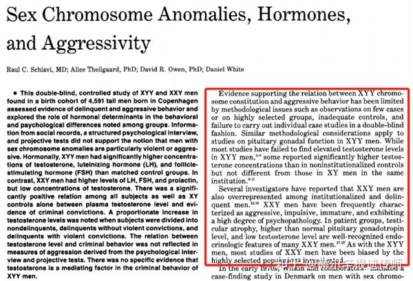暴力倾向染色体病——超雄综合征/47,XYY综合征疾病介绍及应对策略 - 知乎