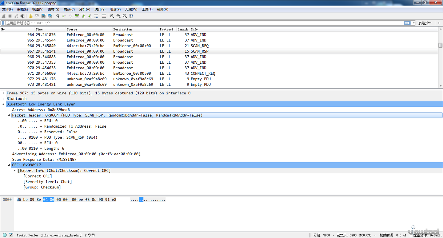 一分钟读懂低功耗蓝牙（BLE)连接数据包 - 知乎