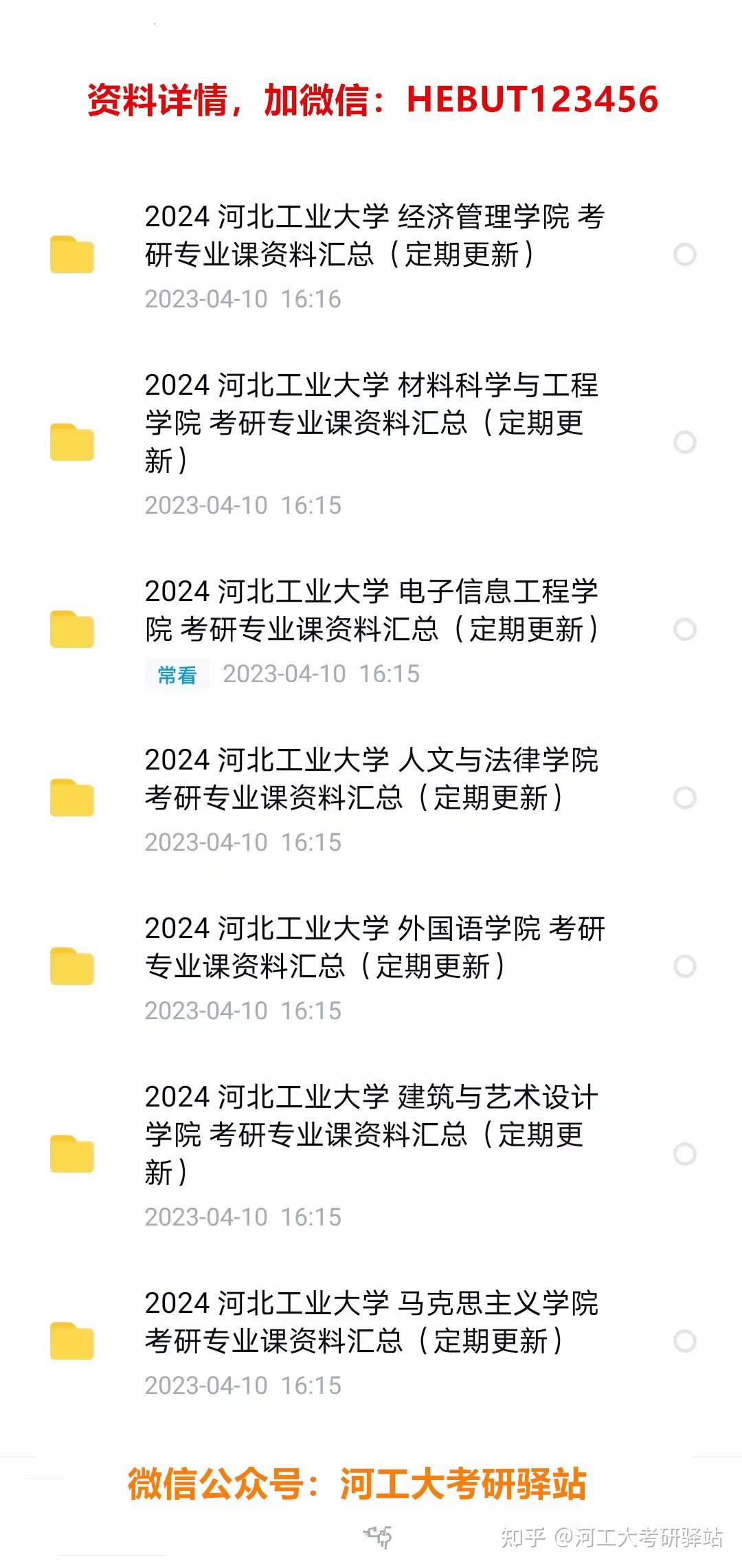 2024年河北工业大学考研专业课资料汇总（所有专业） - 知乎
