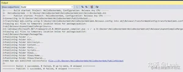 在Docker容器中运行ASP.NET MVC应用程序