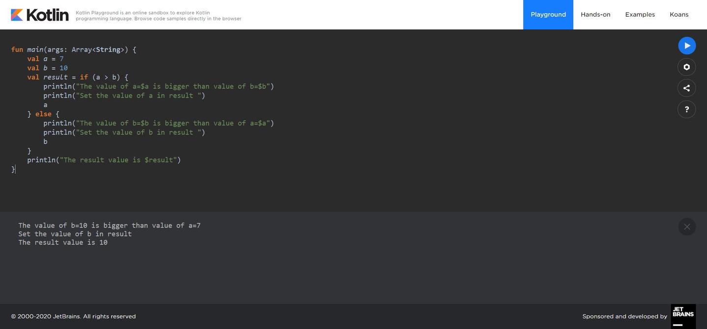 Kotlin 03.if - else表达式示例 - 知乎