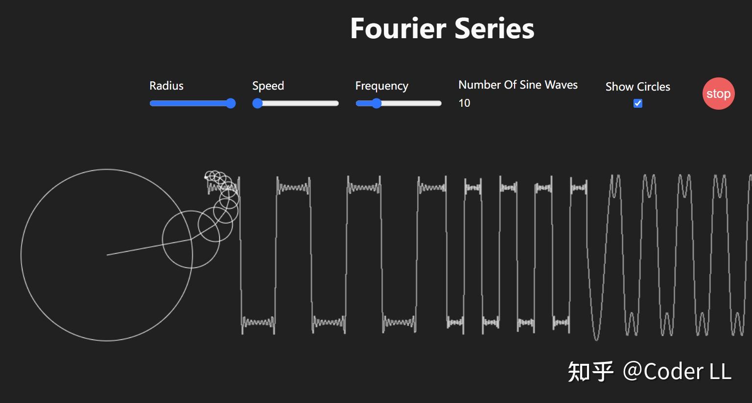 傅里叶级数和傅里叶变换可视化交互动画(Fourier Series & Fourier Transform) - 知乎