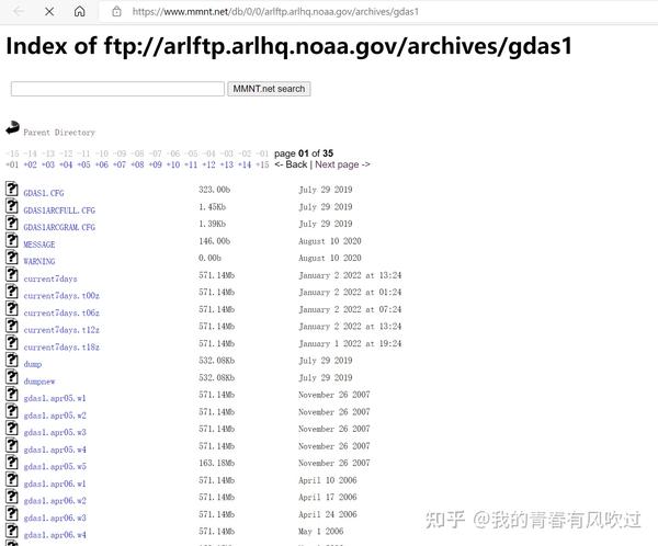 使用Python下载NOAA-GDAS1气象数据 - 知乎