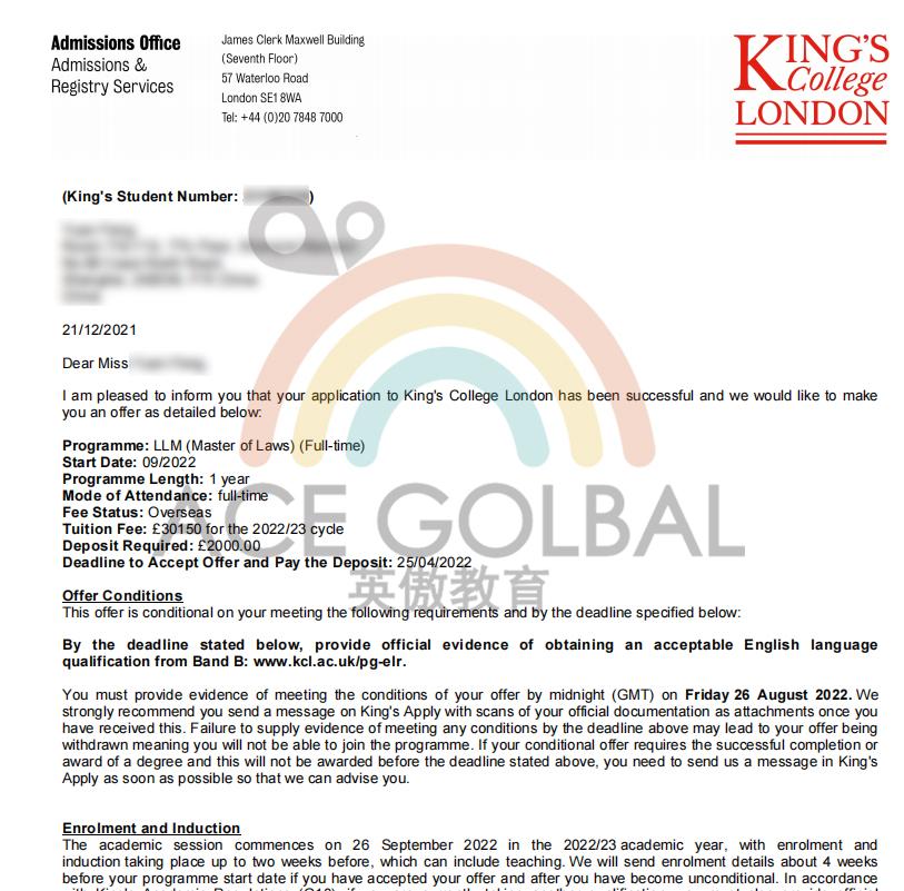【KCL伦敦国王大学·OFFER解析】国际商法法学硕士 - 知乎
