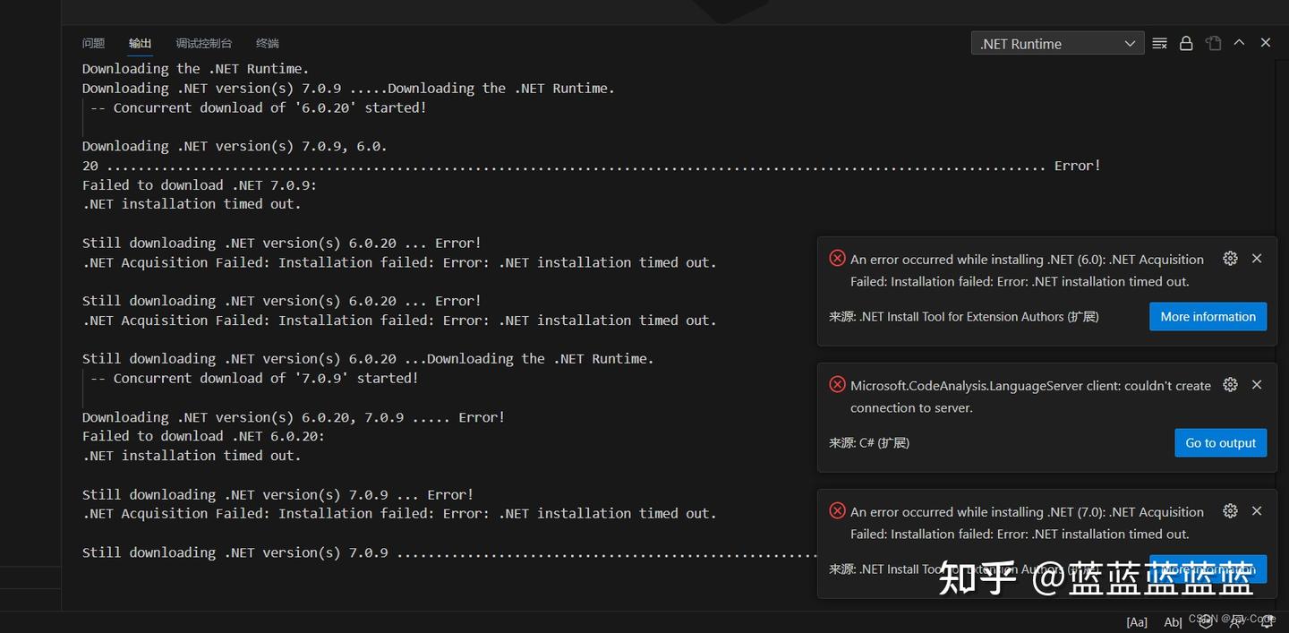 解决VSC中使用Unity插件时“download the .NET Runtime.”的问题 - 知乎
