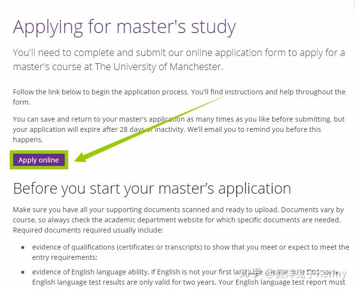 手把手申请教程系列之：曼彻斯特大学 The University of Manchester - 知乎