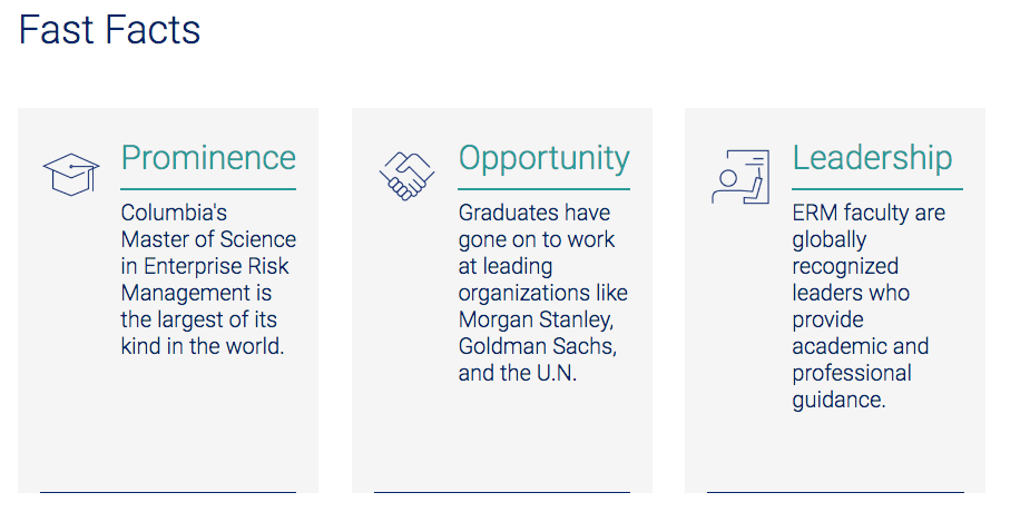 美国研究生项目｜哥伦比亚大学 - 风险管理硕士 Columbia University - Master of Science in ...