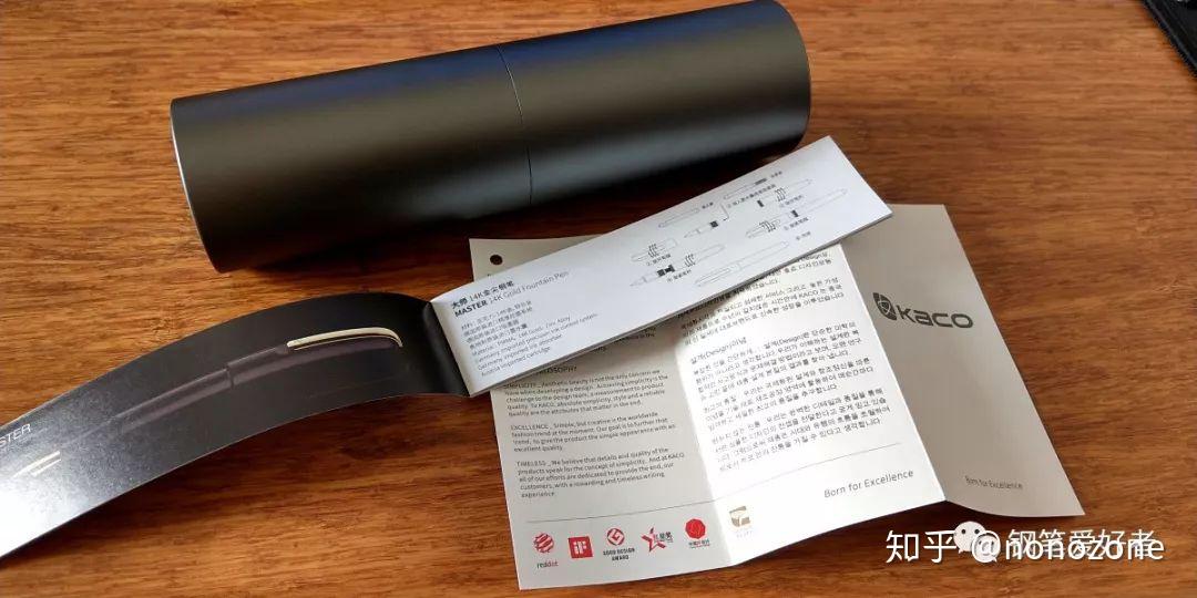 国产金笔KACO MASTER亚克力14K钢笔评测 - 知乎