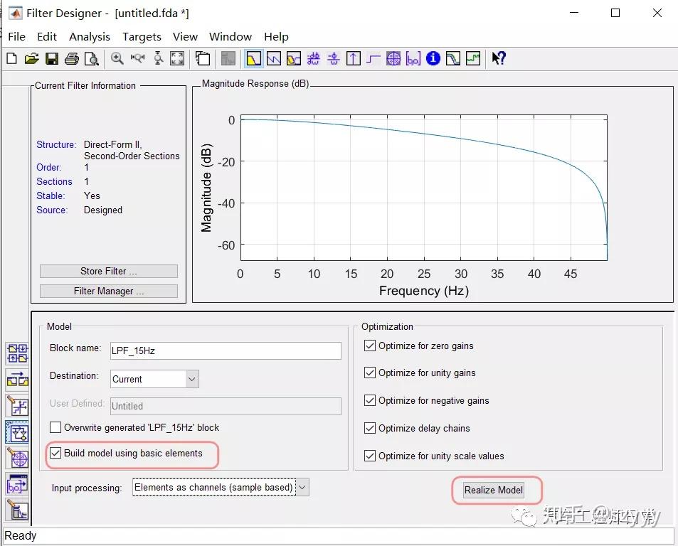 [控制相关] 滤波器2_使用fdatool以及建模设计 - 知乎