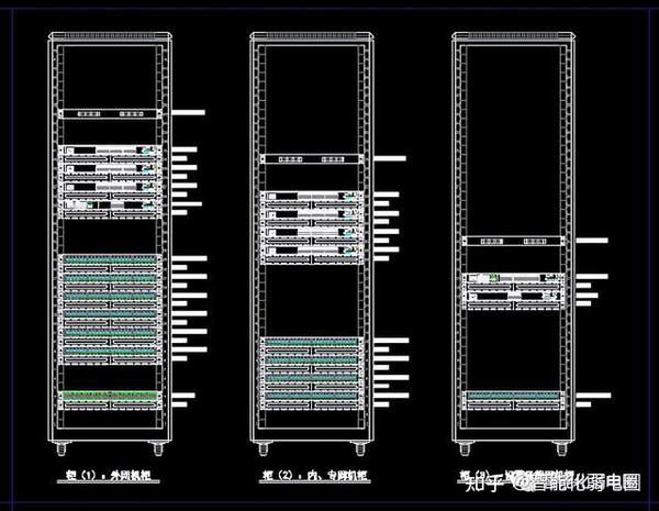 各种型号的机柜布置图，cad，excel，Visio版，值得下载学习 - 知乎