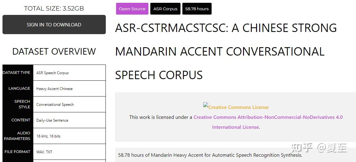 webhub123整理中文语音识别数据集 - 知乎