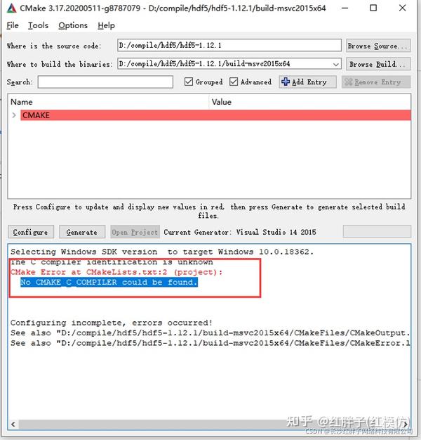 Hdf5开发笔记（一）：hdf5介绍，在windows上编译msvc2015x64版本 - 知乎