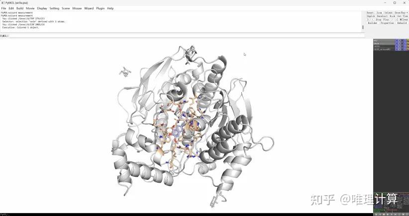 计算干货||PyMOL基础与相互作用分析 - 知乎