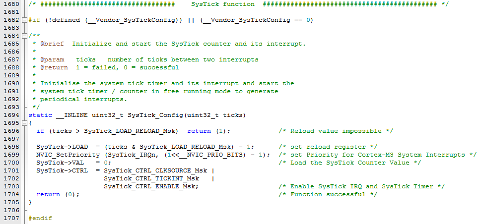 SysTick定时器的一个简单应用 - 知乎