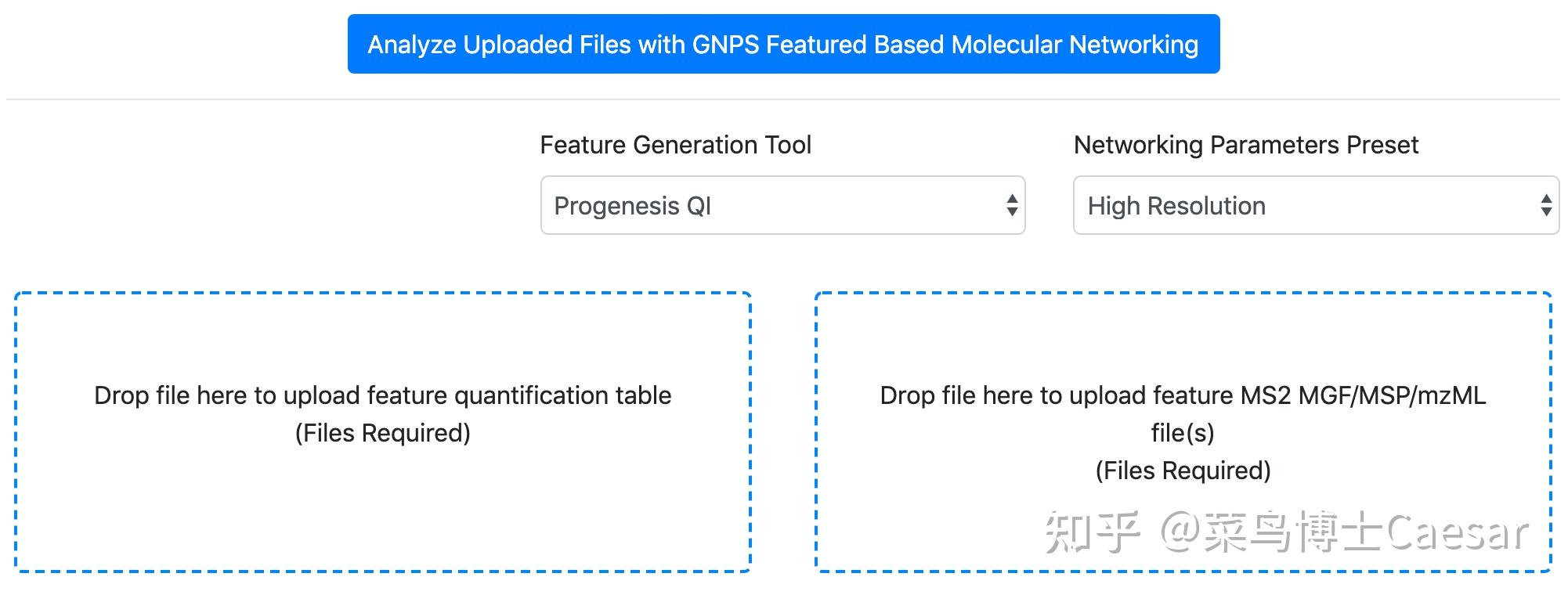 FBMN with Progenesis QI 分子网络GNPS - 知乎