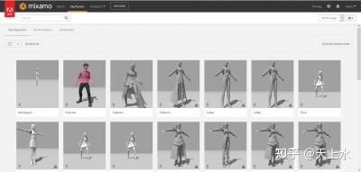 Mixamo - 知乎