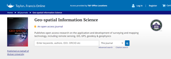 SCI期刊合集 | GIS & 遥感领域研究必读！ - 知乎