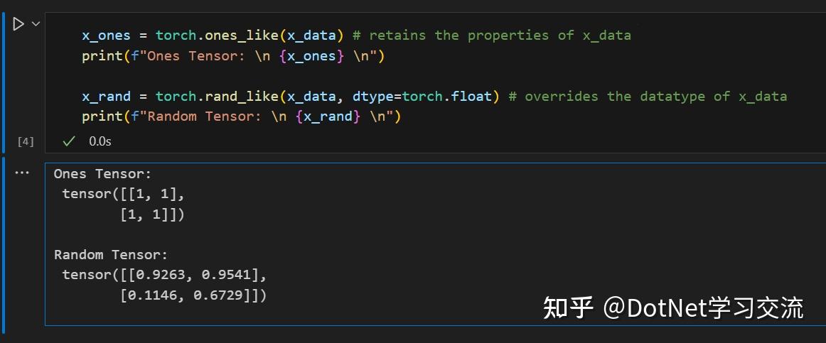 Pytorch入门—Tensors张量的学习 - 知乎