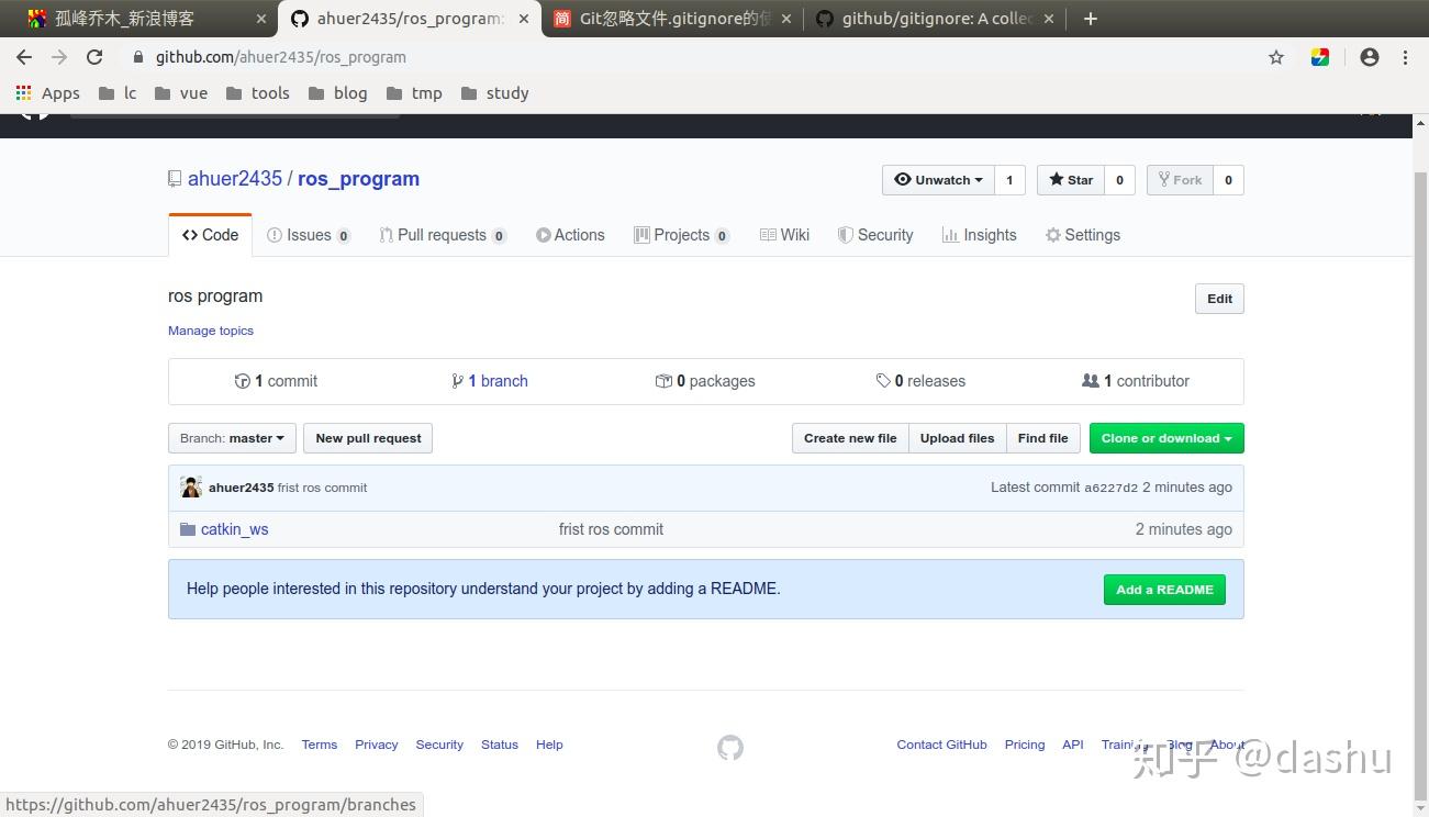 ROS代码管理：Git和Github的使用 - 知乎