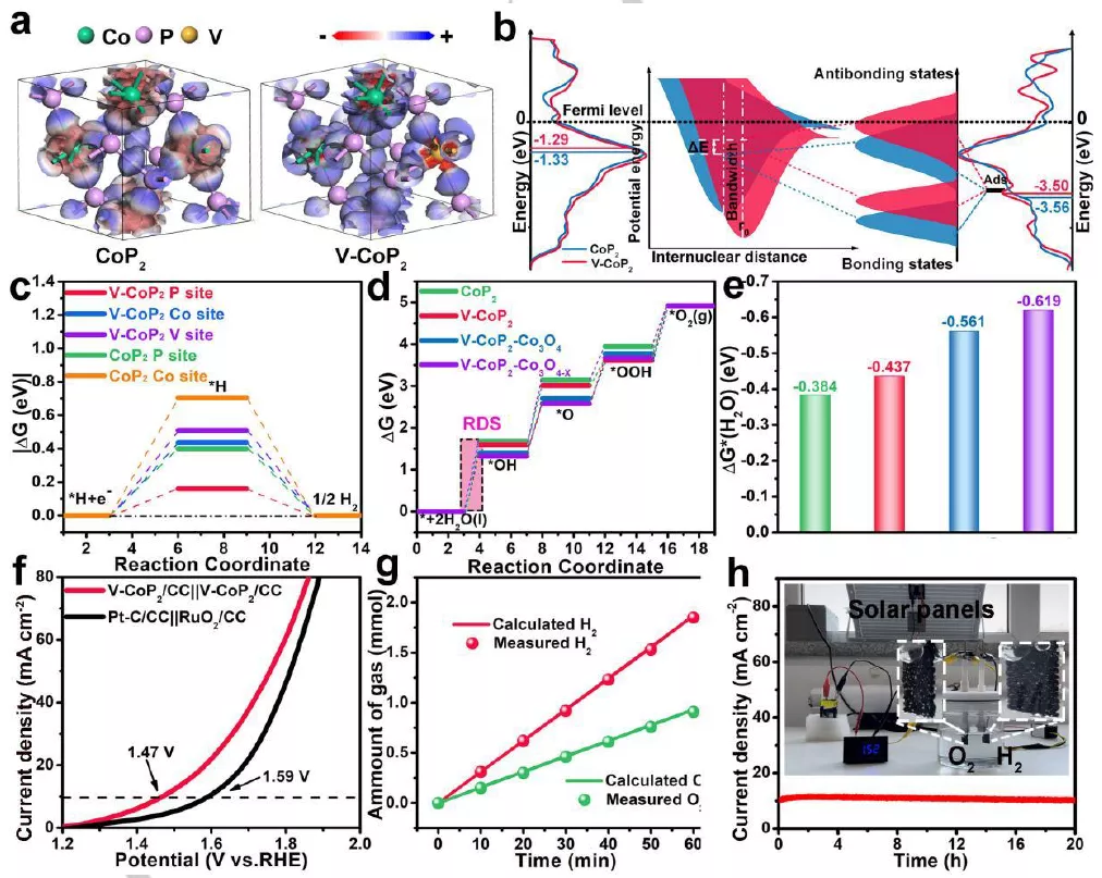 付宏刚Angew：钒掺杂CoP2中的晶格膨胀，助力酸性水分解 - 知乎