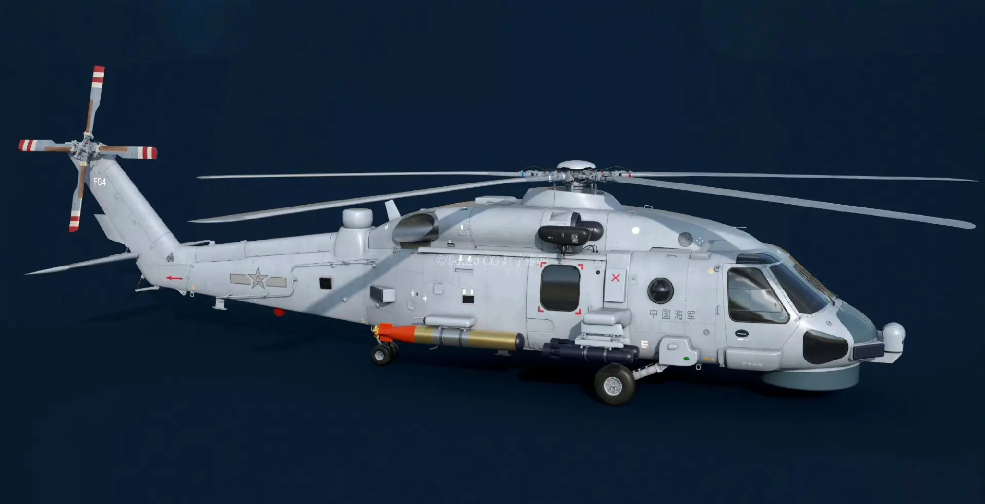 海空猎潜尖兵：直-20F反潜直升机 - 知乎