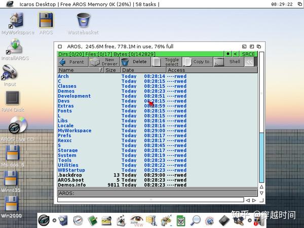 穿越时间·安装你没见过的AROS操作系统Icaros Desktop Light 2.3.0 - 知乎