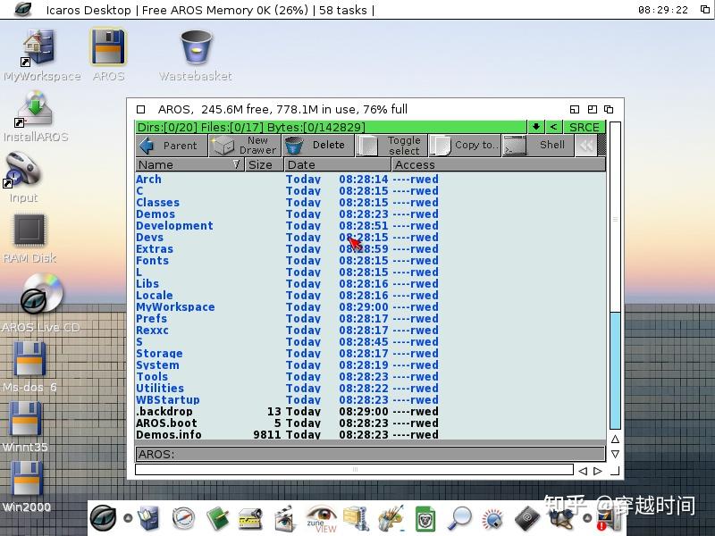 穿越时间·安装你没见过的AROS操作系统Icaros Desktop Light 2.3.0 - 知乎