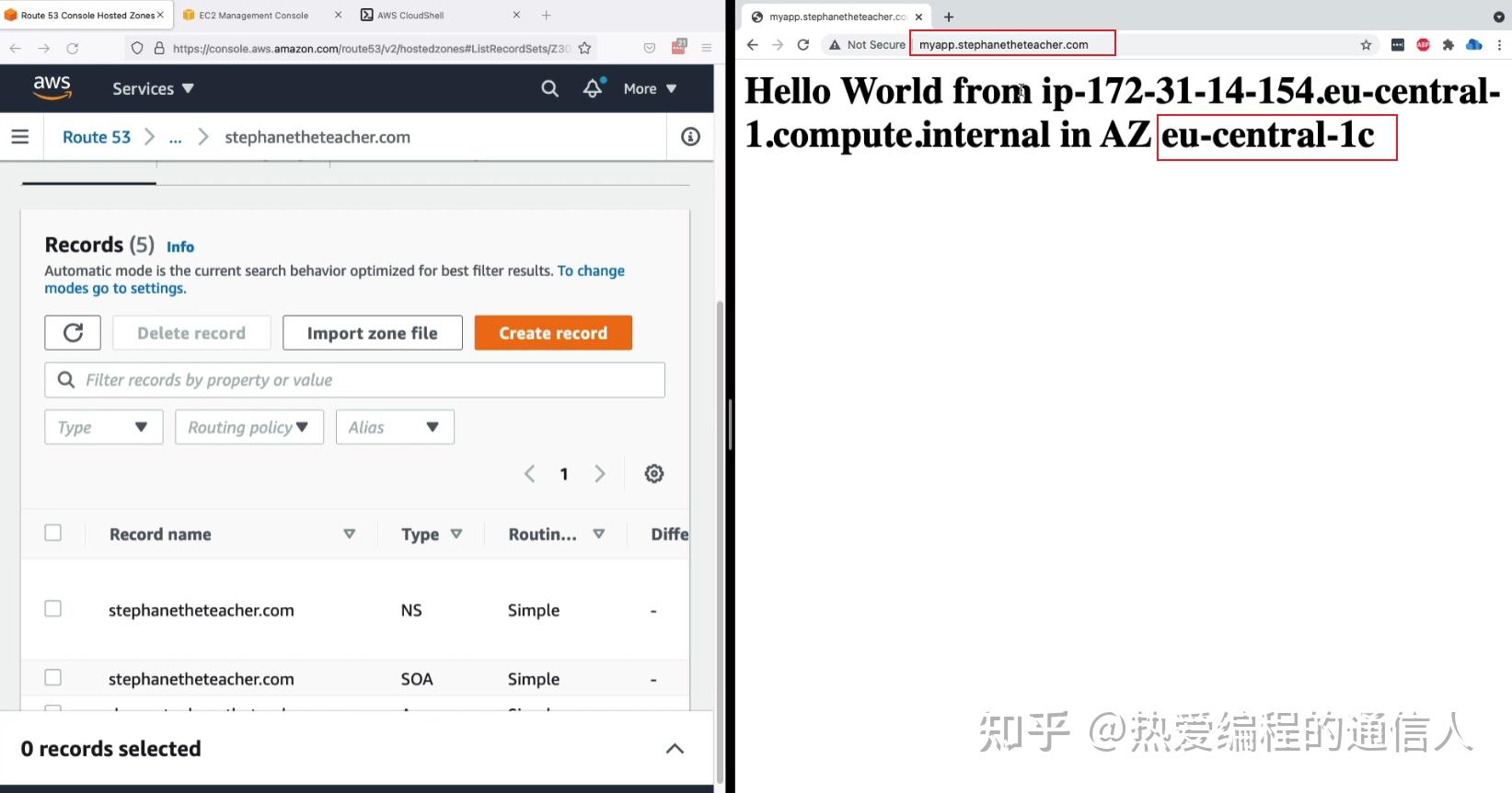 AWS助理架构师认证培训实操练习 | Route 53 CNAME vs Alias - 知乎