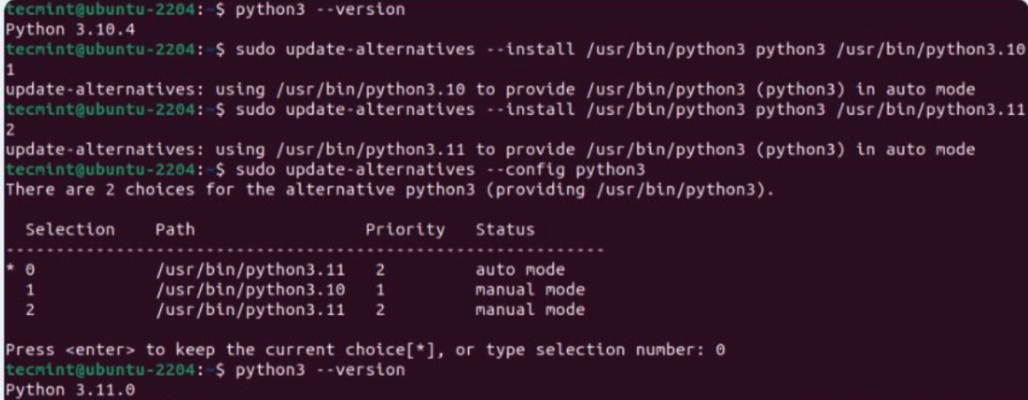 安装 Python 3.11 在 Ubuntu 20.04 中 - 知乎