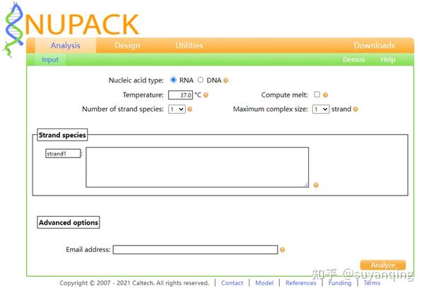 NUPACK网页版使用指南 - 知乎