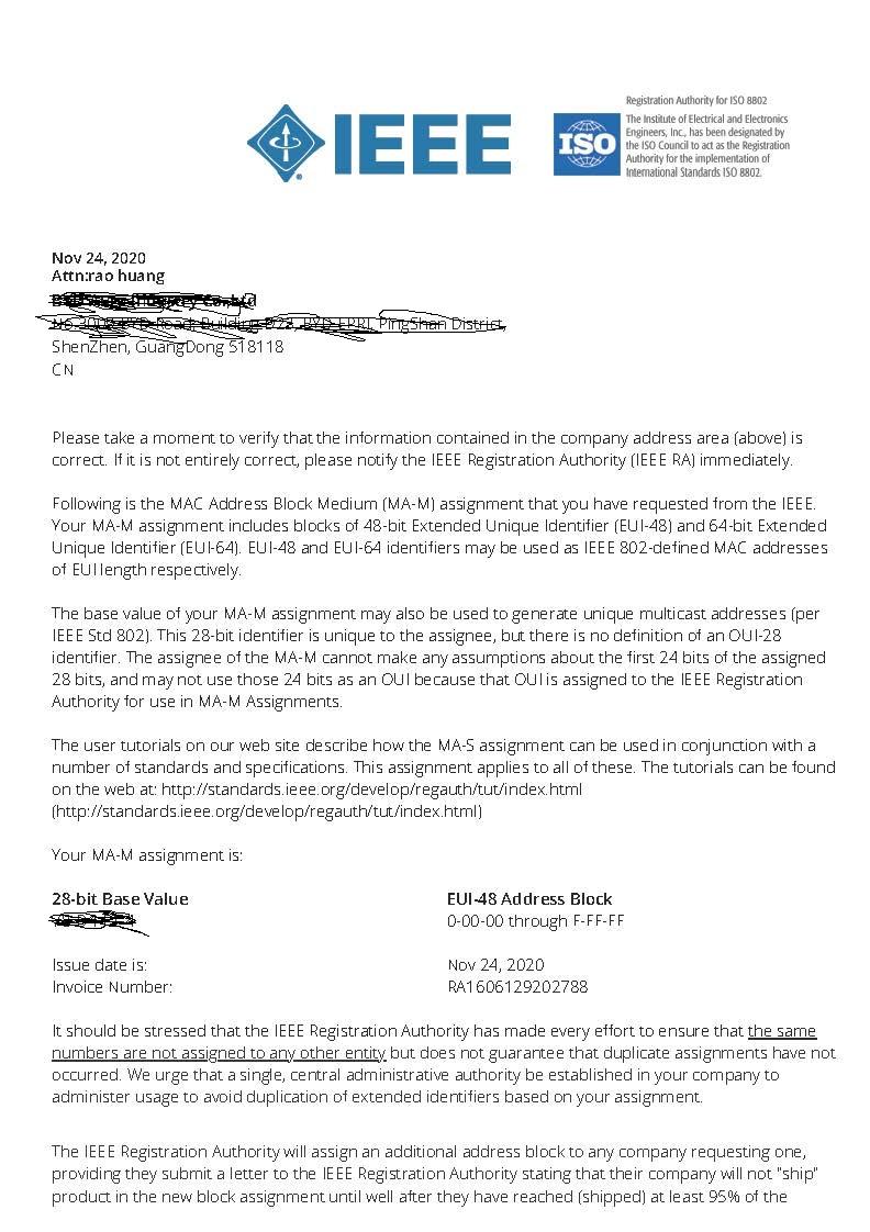 MAC地址申请购买流程以及费用 - 知乎