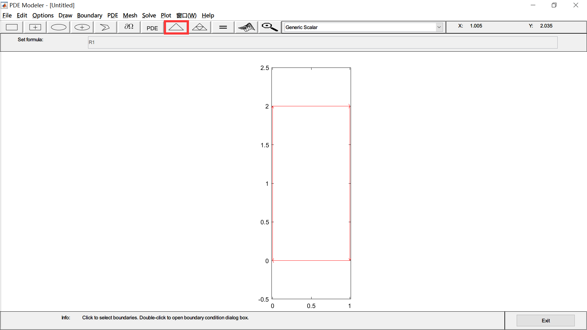 MATLAB 偏微分方程工具箱 pdetool 入门教程 - 知乎