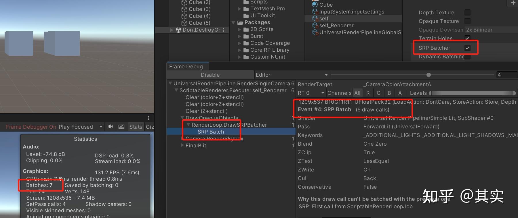 Unity三种合批方式和GPU Instance - 知乎