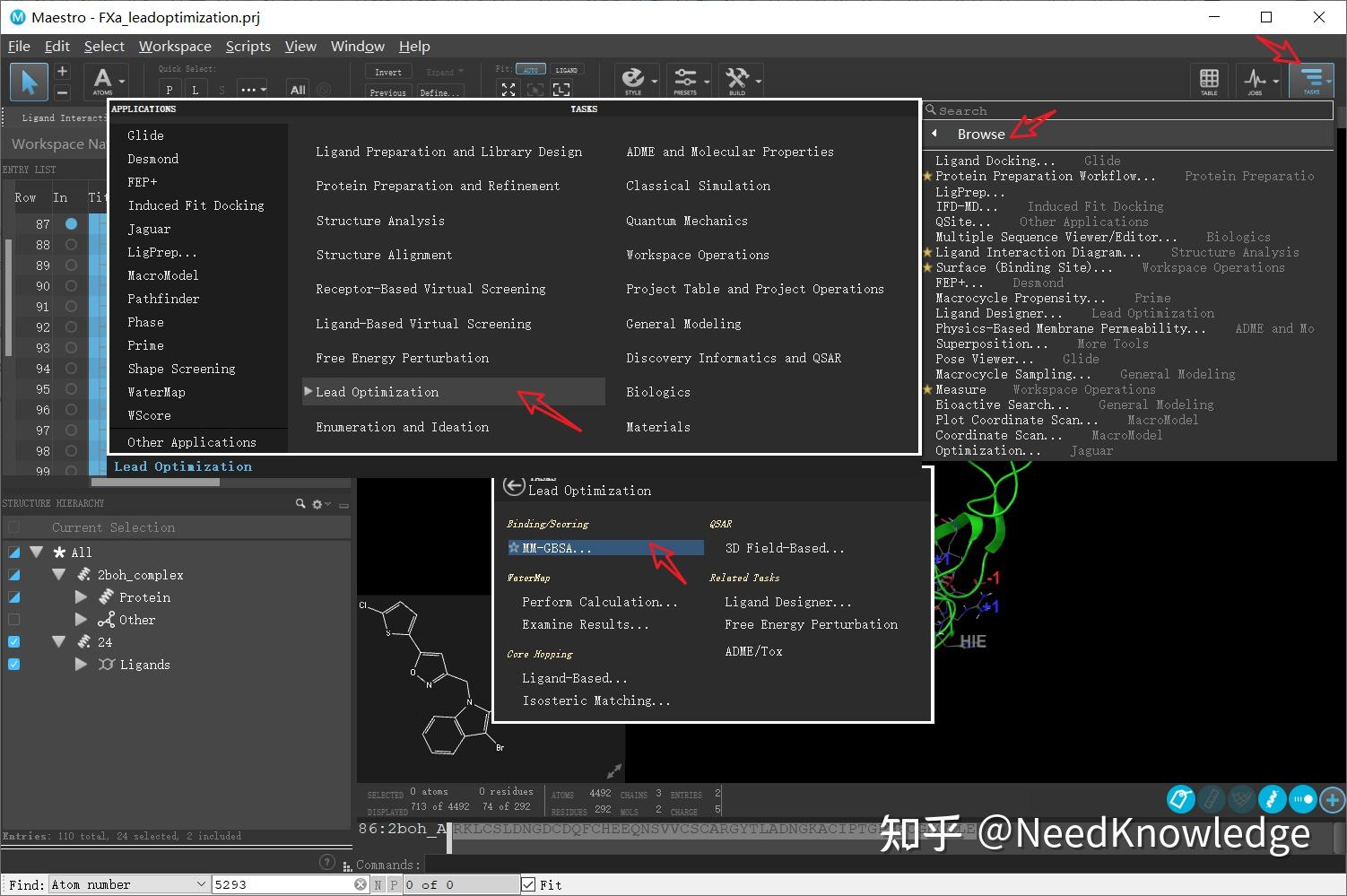 Schrödinger教程 | Structure-Based Lead Optimization with Glide and MM ...