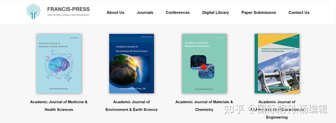 硕博申请留学｜英国Francis Academic Press知网国际英文期刊长期征稿！1个月发表周期，CNKI+谷歌学术收录！ - 知乎