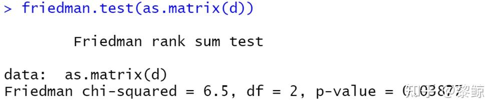Friedman秩和检验，Kolmogorov-Smirnov两样本分布检验 - 知乎