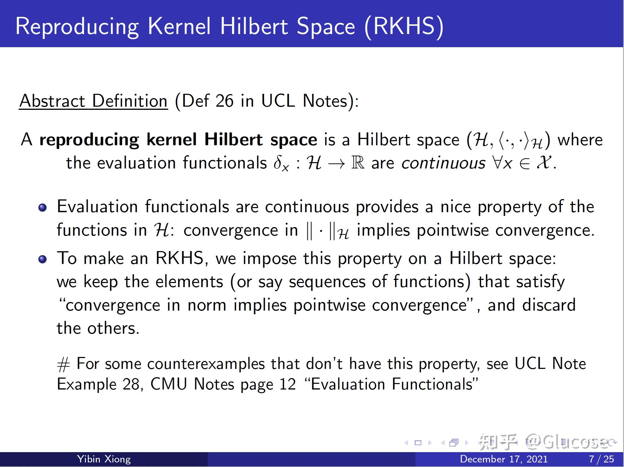 Reproducing Kernel Hilbert Space (RKHS): From Theory to Applications 笔记 ...