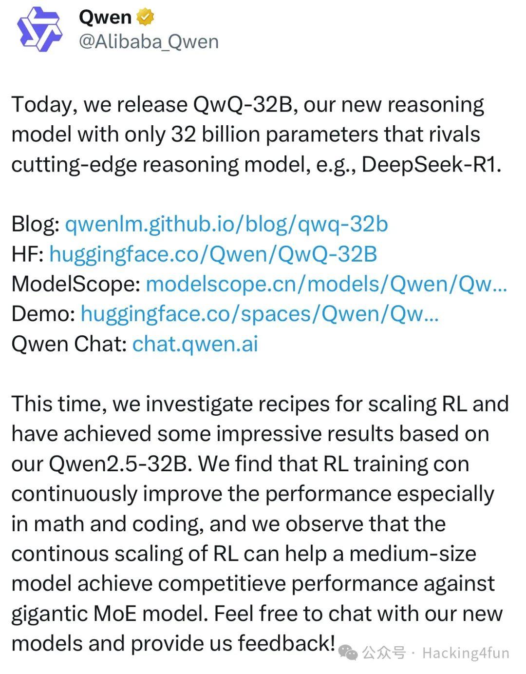 Manus 是很厉害，但是能力逼近满血版 DeepSeek-R1 的 Qwen QwQ-32B 更令人惊喜。 - 知乎