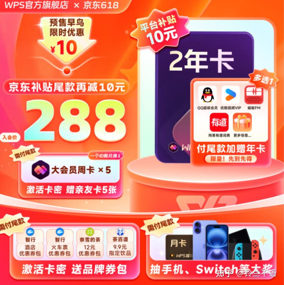 wps会员值得不值得买？WPS超级会员怎么买最便宜？232元到手4年WPS超级会员 - 知乎