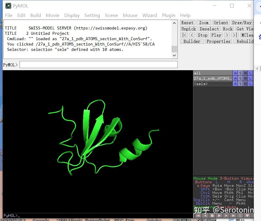 PyMOL小白自留教程5——蛋白质功能区域的预测及可视化 - 知乎