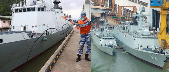 4000吨大舰拍成小炮艇！中国最新一批054A护卫舰照片流出，能看出哪些端倪？ - 知乎