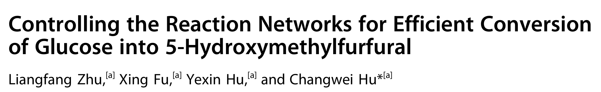 纤维素、葡萄糖和果糖生产5-羟甲基糠醛 - 知乎
