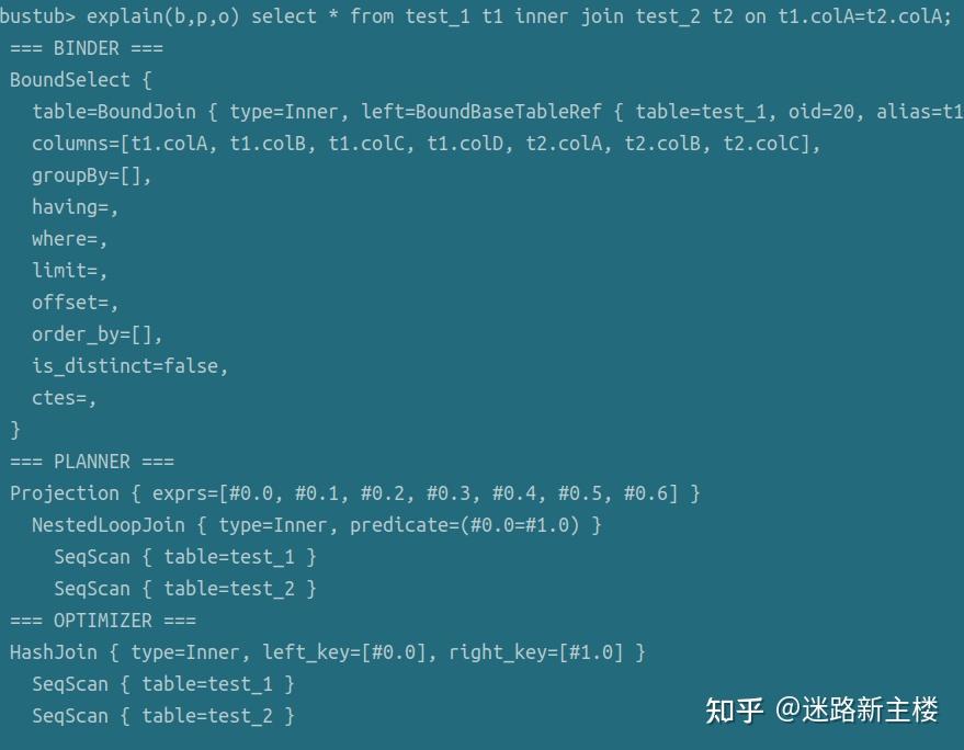 CMU15445 (Spring 2023) Project #3 - Query Execution - 知乎