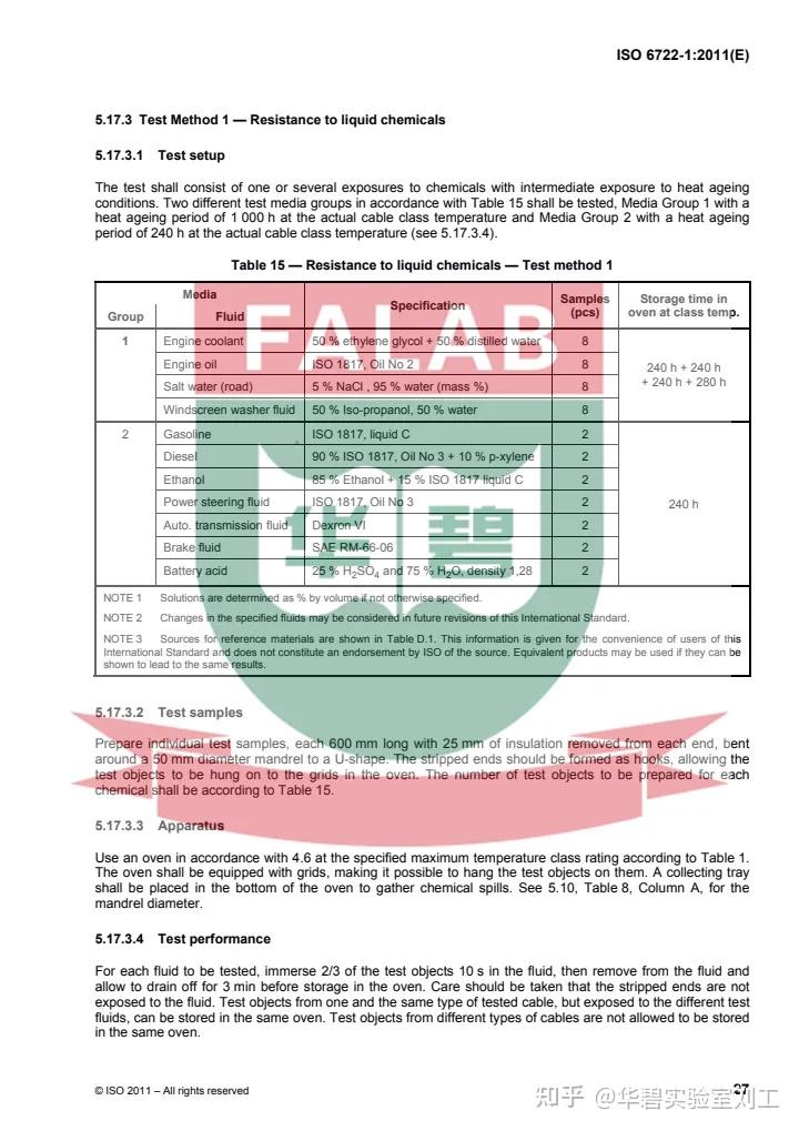 ISO 6722-1:2011"道路车辆用电线（电缆）和连接器"的标准【收藏学习】 - 知乎