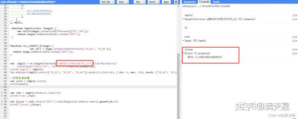 GEE、PIE和AI Earth平台差异对比：NDVI平均值计算 - 知乎