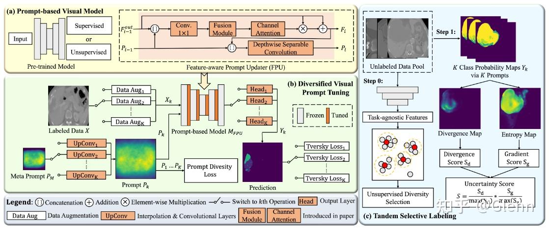 [论文阅读][MICCAI'23] FM | SLPT：选择性标记满足标签有限病变分割的提示调优 - 知乎